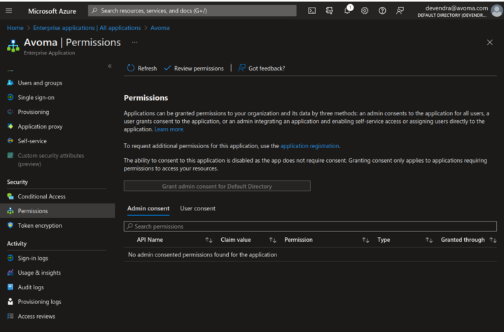 Microsoft Admin Consent Workflow For Approving Avoma 